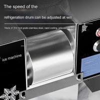 China Convenient One-Button Operation Snow Flake Ice Maker Machine for Building Material Shops for sale