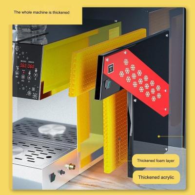 China Cold Drink Machine Quick Ice Output in 3 Seconds Fully Automatic Ice Crushing Machine for sale