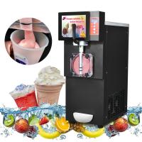 China 10L *2 Hopper Volume Desktop Slush Machine Cold Drink Machine Retail Beverage Machine for sale