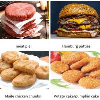 China Chicken Pork Beef Duck Processing Meat Burger Patty Making Machine with 220v Voltage for sale