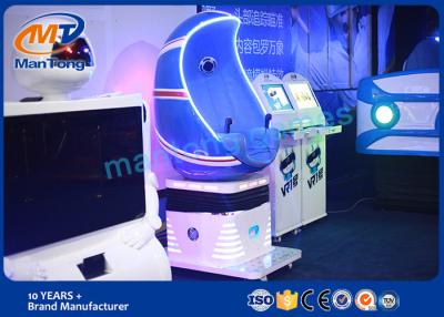 China Filmes do simulador 122 da máquina do ovo da montanha russa 9d de único Seat de mundo virtual à venda