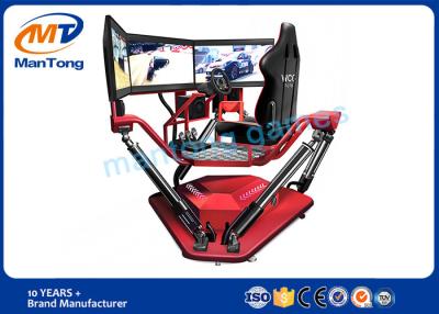 Cina 6 macchine di videogioco arcade della vettura da corsa del simulatore di Screan di rosso 3 di Dof con 42