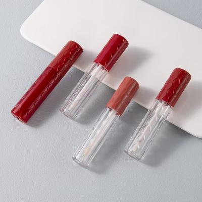 China Plastic Lip Glaze Tube Bottle Suitable for All Skin Types in Multiple Colors for sale