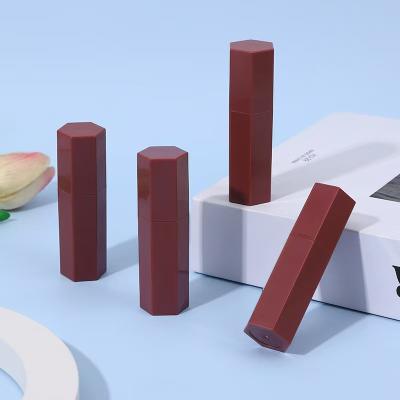 China Hexagonale plastic lippenstiftbuis voor lippenstiftblushstick en glanzend effect 5 ml Proefgeleverd Te koop