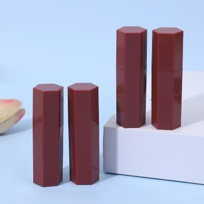 China Hexagonale plastic lippenstiftbuis voor lippenstiftblushstick en glanzend effect 5 ml Proefgeleverd Te koop