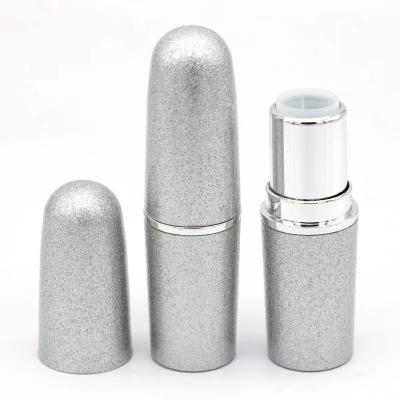 China Bullet Shape 5g Aluminum Electroplating Lipstick Tube For Cosmetic for sale
