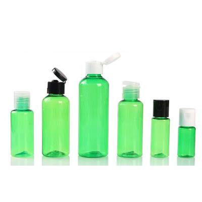 Cina Bottiglia in plastica PET da 50 ml con tappo a vite a colori multipli per liquidi in vendita