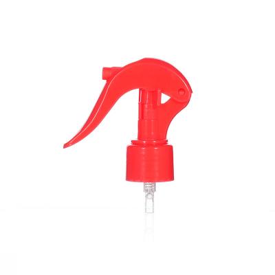 China Red Color Appearance 24 / 410 All Plastic Mini Trigger Sprayer Used For Cleaning for sale