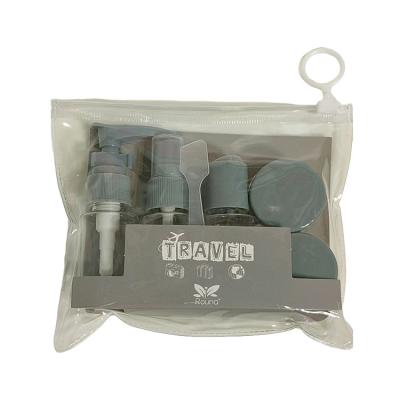 China Opção de logotipo personalizado 6 peças frasco de viagem de cuidados com a pele conjunto para o pacote de lavagem for sale