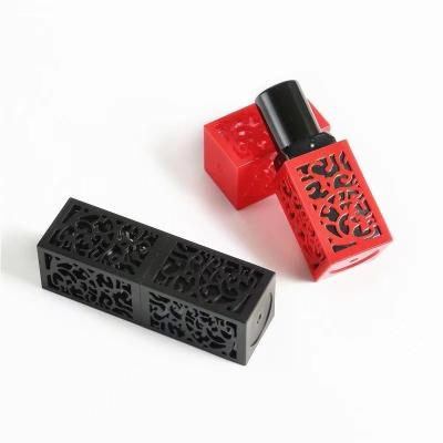 China Elegant Square Plastic Chinoiserie Lipstick Cases for Lip Balm Containers for sale