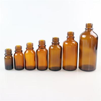 Cina Ingrosso 10 ml 30 ml 50 ml 100 ml Bottiglia di vetro avvitato Amber YB in vendita