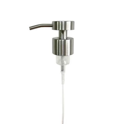 Cina Pompa per lozione in metallo di lusso 24/410 28/410 Pompa per lozione in acciaio inossidabile in vendita