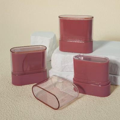 China Customizable 15g Clear Round Deodorant Stick with Bottom Filling for sale