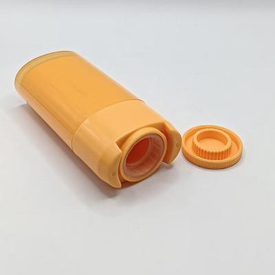 China 15g Orange Bottom Filling Deodorant Stick with Custom Printing for sale