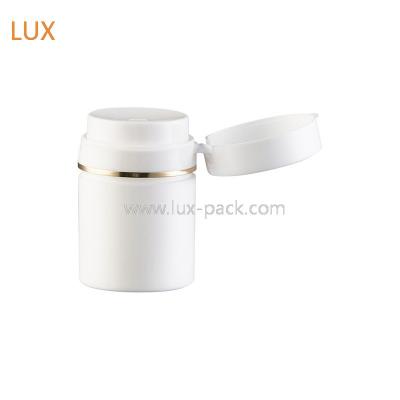 Cina Flacone con pompa airless trasparente da 50 ml e 100 ml per confezioni cosmetiche in vendita