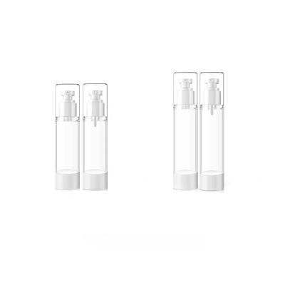 Cina Bottiglia di plastica senza aria da 15 a 100 ml con testa pompa in vendita