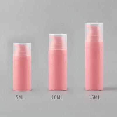 Cina Bottiglia senza aria in plastica in PP da 5 ml, 10 ml e 15 ml per lozione cosmetica in vendita