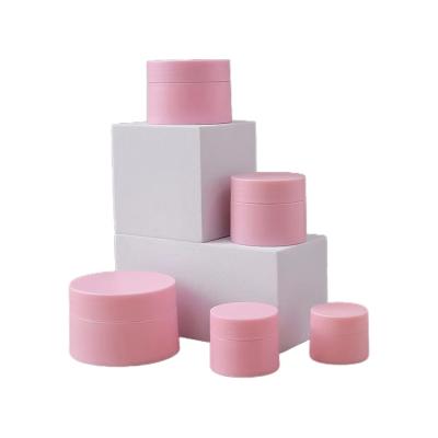 China Plastic PP Cream Jar 5g to 50g Custom Colors MOQ 10000pcs for sale
