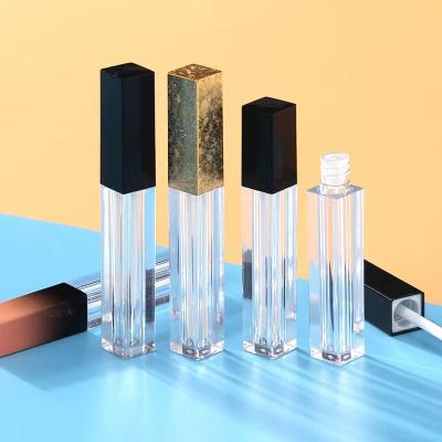 China Customized 2.5ml Square Empty Lip Gloss Tube for Lip Care Cosmetic Container for sale