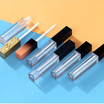 China Customized 2.5ml Square Empty Lip Gloss Tube for Lip Care Cosmetic Container for sale