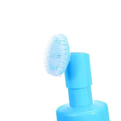 China 42mm Refillable Foam Pump Dispenser with Silkscreen Printing and Silicone Brush for Skincare for sale