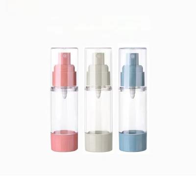 China Travel-Friendly Leakproof Airless Pump Bottle with Customizable Decorations for Cosmetic Packaging for sale