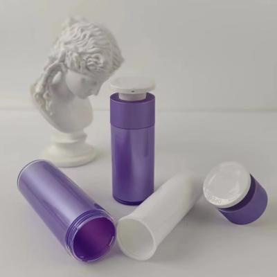 China Heart Shape Acrylic Airless Pump Bottle with Customized Silkscreen Print and Leakproof Design for Cosmetic Lotion for sale