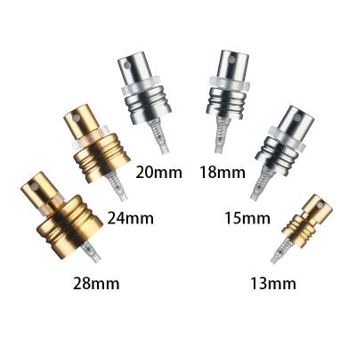 China Wholesale 13mm 15mm 18mm Aluminum Twist Fine Mist Sprayer for Perfume and Cosmetic Liquids for sale