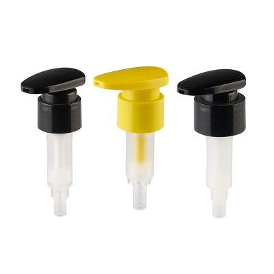 China Screw Type Outer Spring Plastic Lotion Pump 24mm 28mm 32mm with Leak Prevention for Cosmetic Bottles for sale