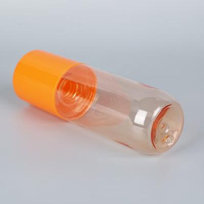 China Wholesales 150ml PET Cosmetic Bottle with Crimp Over Cap for sale