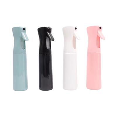 China 200ml-500ml Continuous Fine Mist Sprayer PET Bottle with Customizable Colors for Hairstyling and Skincare for sale