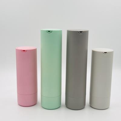 China Wholesale 30ml 50ml Twist Plastic Airless Pump Bottle with Vacuum Lotion Pump in ABS+PP and Customized Color for sale