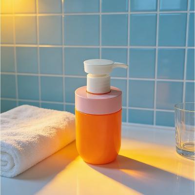 China 200ml Crystal Clear Shatter-Resistant Lightweight Cosmetic PET Bottle with Lotion Pump for Skincare Packaging for sale