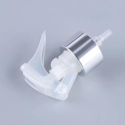 China Aluminum Circle 24/410 28/410 Plastic Mini Trigger Sprayer with Clip Large Manufacture for sale