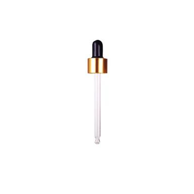 China 18/410 Composite Material Dropper Screw Cap Non-Spill Dropper Cap for Essential Oil Bottles for sale
