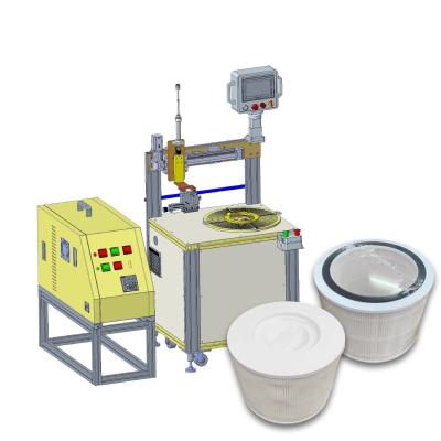 China 5KW Filter End Cap Sealant Making Machine 10mm~40mm Scraping Width for sale