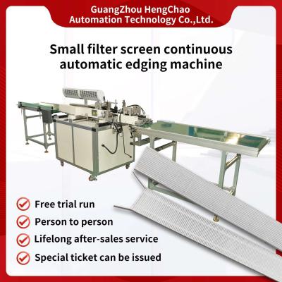 China 5KW Small Filter Manufacturing Equipment Continuous Edging For Household Appliances for sale