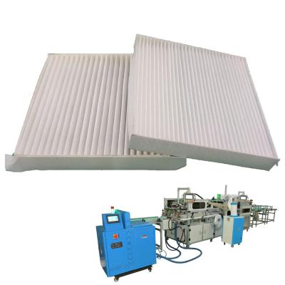China 500mm Cabin Gluing Car Filter Making Machine Production Short Side Filter for sale