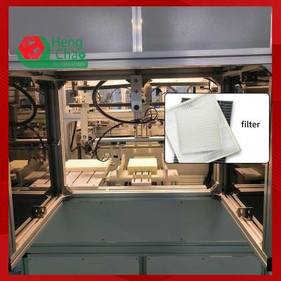 China Auto Air Conditioner Filter Element Automatic Edging Machine With Capacity 10S/Pcs for sale