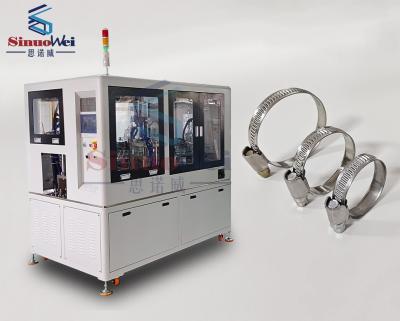 China Hoogwaardige Duitse slangklemmachine Afvoer slangklem wasmachine met las Te koop