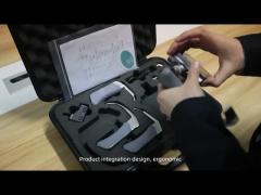 Reusable stainless steel video laryngoscope designed for adult, children and infant use