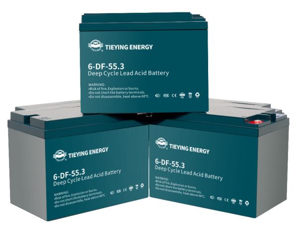 Quality OEM ABS 55.3Ah 12 Volt Sealed Lead Acid Battery For E-Tricycle Cycle life for sale