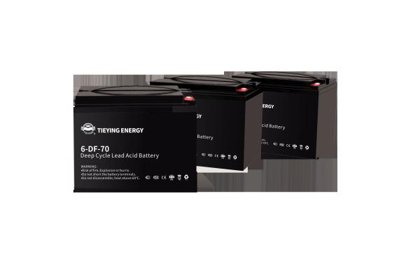 Quality ISO9001 Rechargeable Maintenance Free Sealed Lead Acid Battery 12v 70ah 6-DF-70 for sale