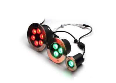 Cina Efficienza all'aperto multicolore leggera sotterranea solare impermeabile di 3w 9w 12w DMX 24V 85% in vendita