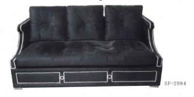 China SF-2984 modern fabric living room sofa,sofa with neilheads for sale