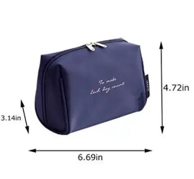 China Waterdichte Wasbare Toiletry van de Reis Nylon Kosmetische Zak Duidelijke de Make-upzak van Zippered Te koop