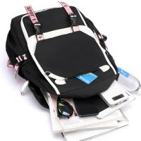 China Colefa Korean Version Minimalist Multi-layer 13 Inch Computer Backpack Headphone Jack for Middle High School Students Backpack for sale