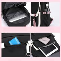 China Colefa Korean Version Minimalist Multi-layer 13 Inch Computer Backpack Headphone Jack for Middle High School Students Backpack for sale