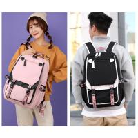 China Colefa Korean Version Minimalist Multi-layer 13 Inch Computer Backpack Headphone Jack for Middle High School Students Backpack for sale