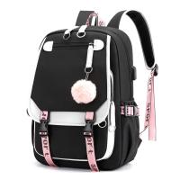 China Colefa Korean Version Minimalist Multi-layer 13 Inch Computer Backpack Headphone Jack for Middle High School Students Backpack for sale